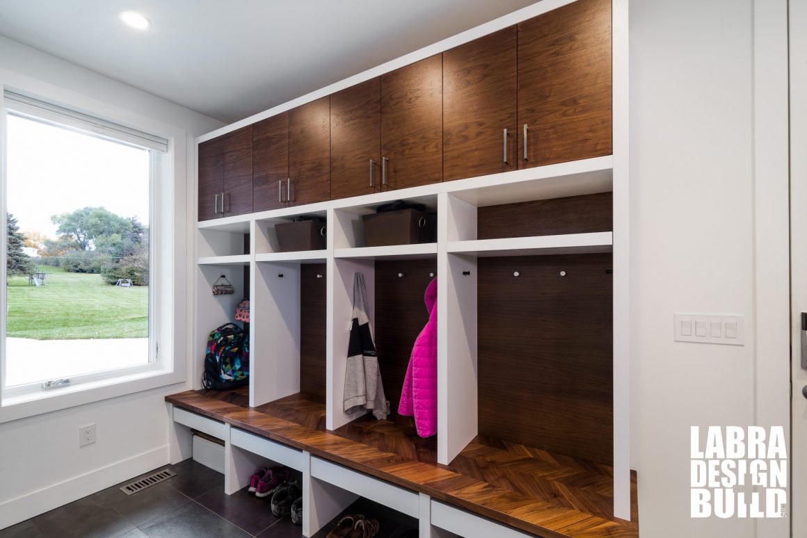 Labra Design+Build | Modern Mudroom Lockers